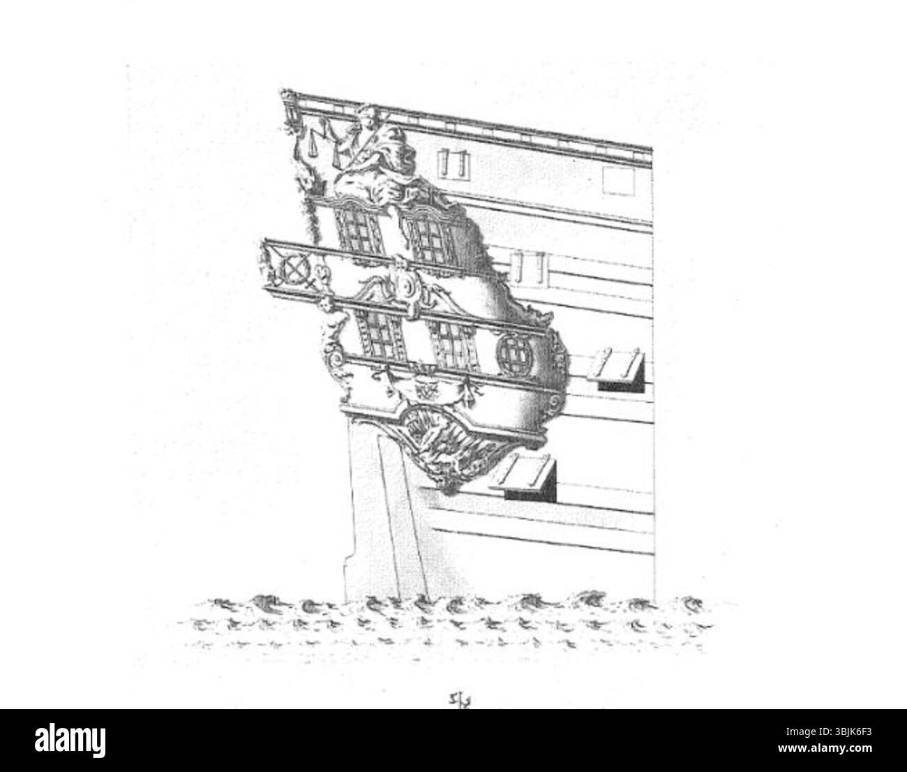 Ole Judichær’s 'Justitia' (1707) is an ornament drawing designed for ...
