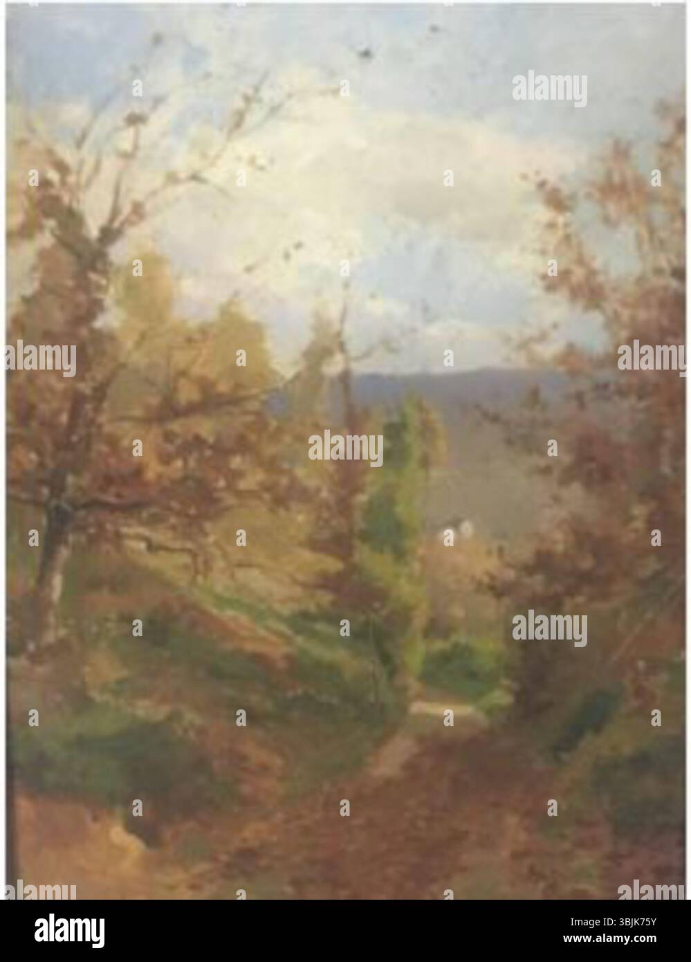 Alphonse Chigot, a French military painter, created 'Sois-bois' in 1880 ...