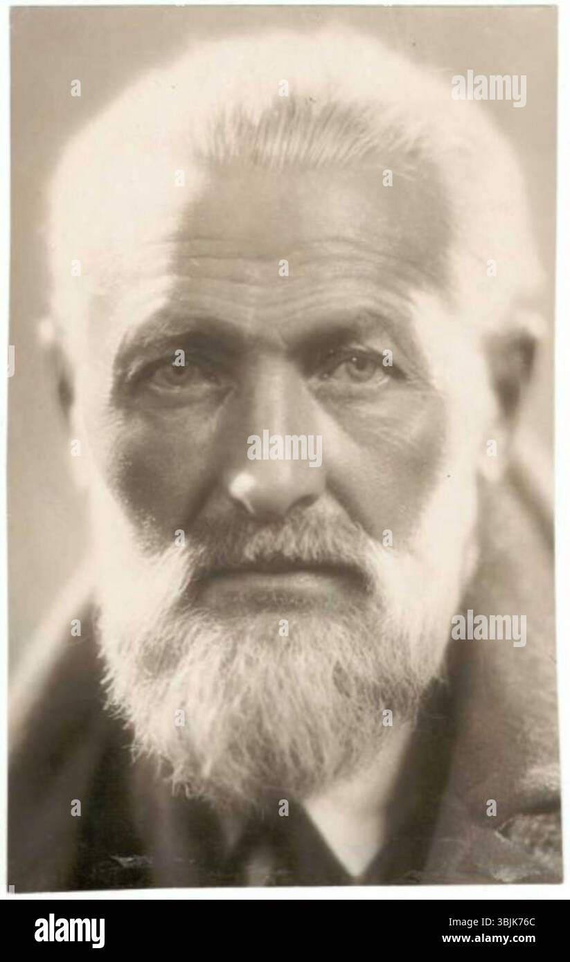 Pre-1947 black and white photograph by Henri Manuel of Dutch painter ...