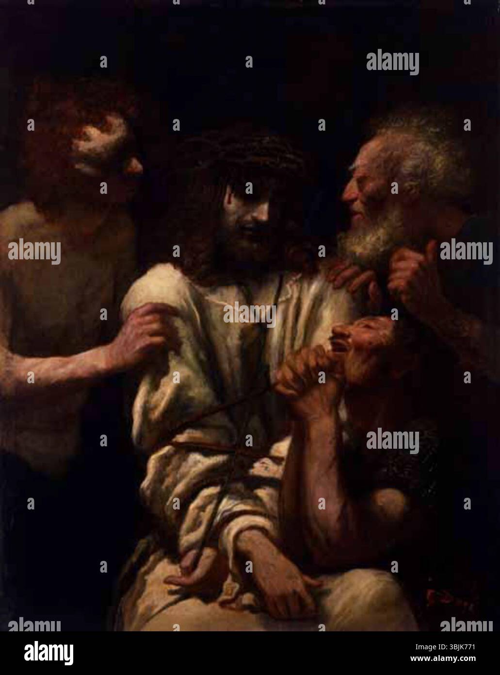 'The Mocking of Christ' by Gustave Doré (1832–1883) portrays the moment ...