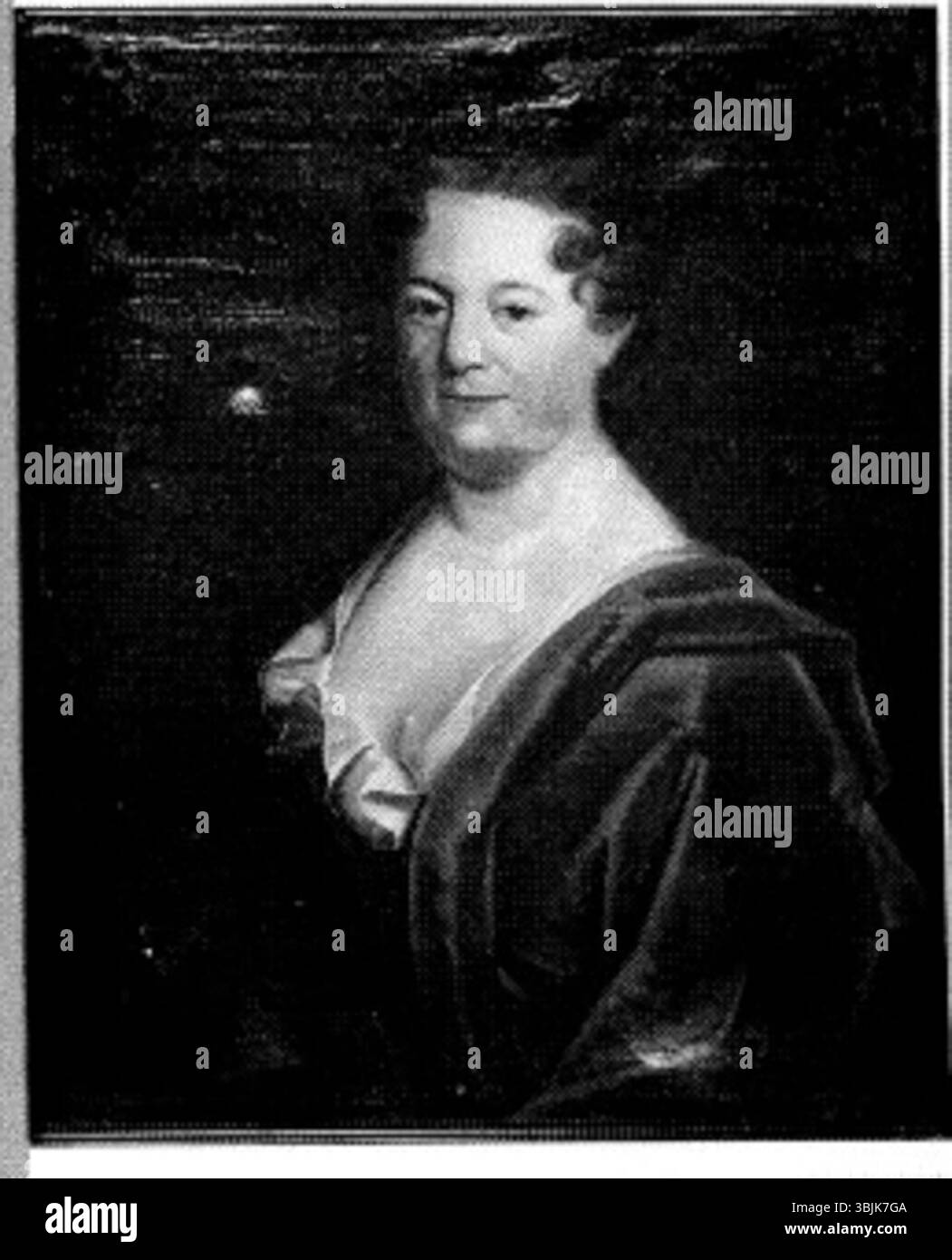 Johann Scholl's 1757 oil on canvas portrait of Heilwich Charlotte van ...