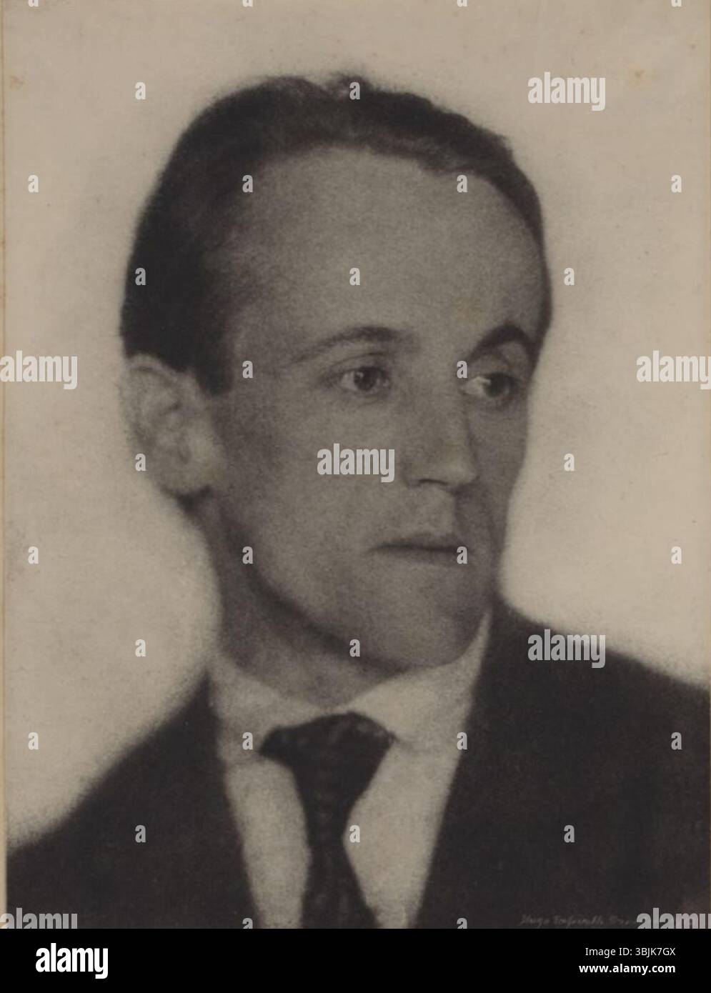 A portrait of painter Otto Schubert (1874–1948), captured by ...