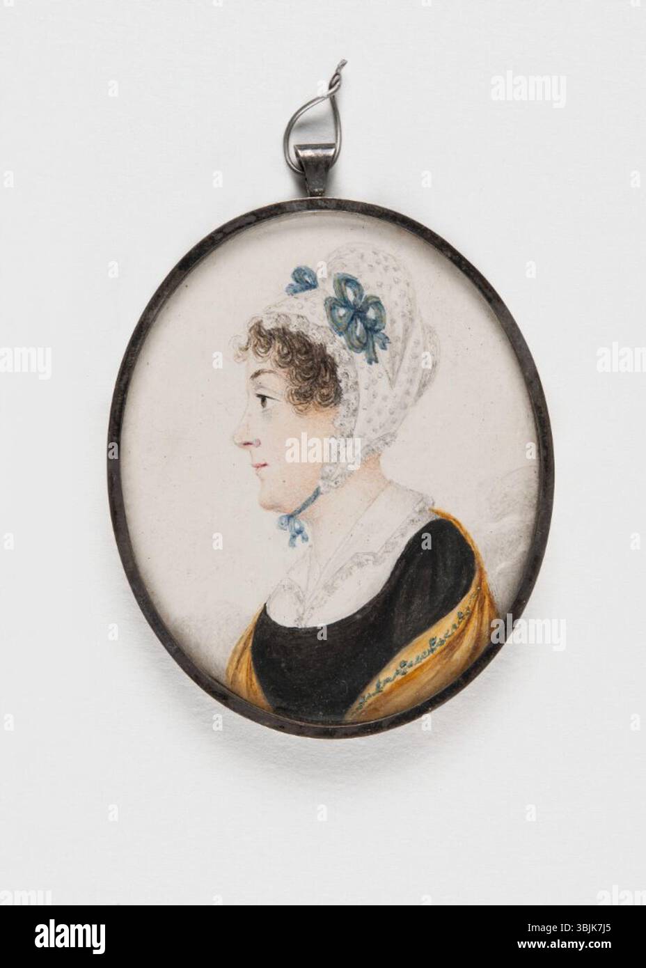 This 1800-1819 portrait by Eva Christina Barckenbom depicts Anna Beata ...