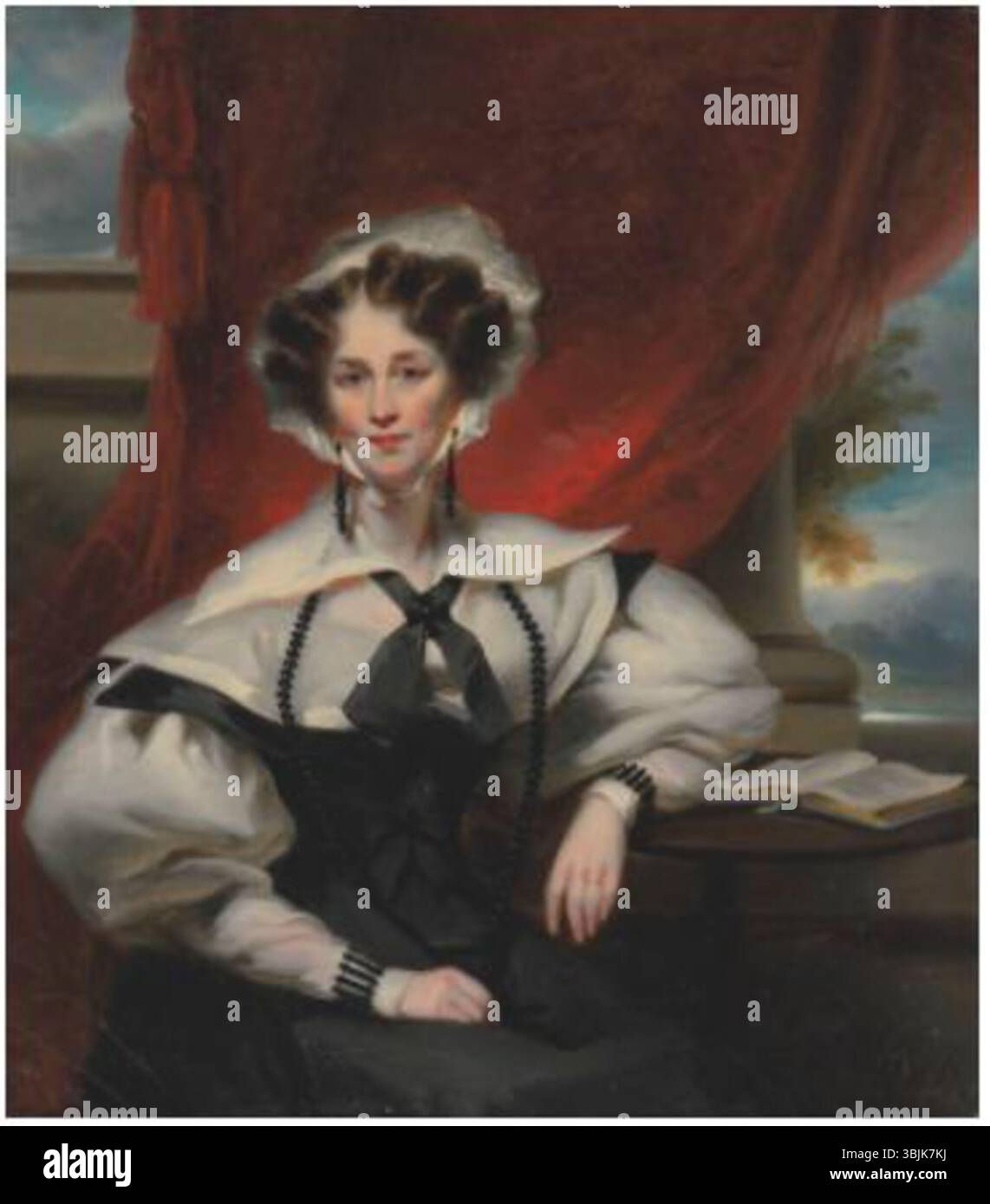 George Chinnery’s oil on canvas painting portrays Mrs Katherine Ann ...