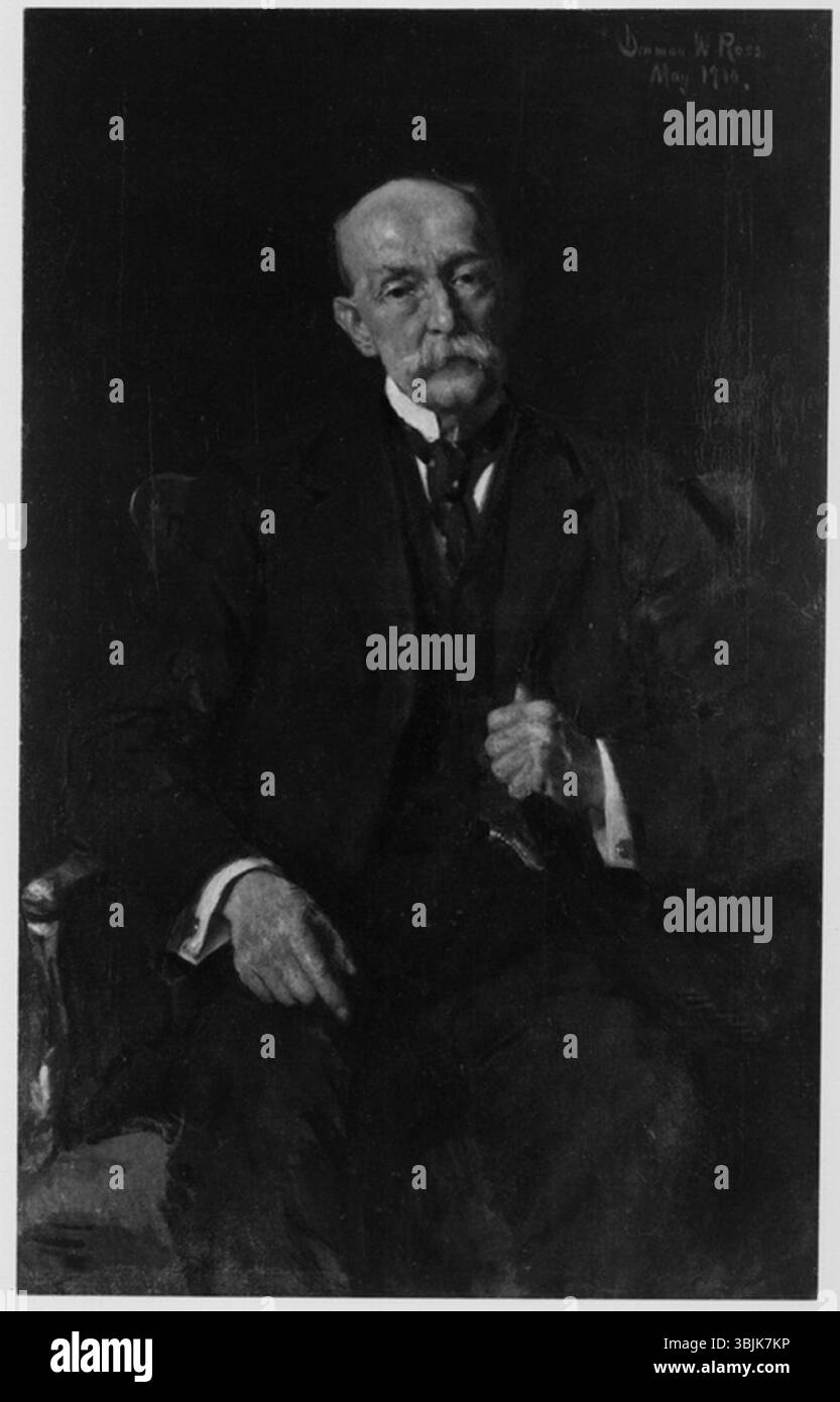 Denman Waldo Ross’s *John Trowbridge* (1910) is an oil painting on ...