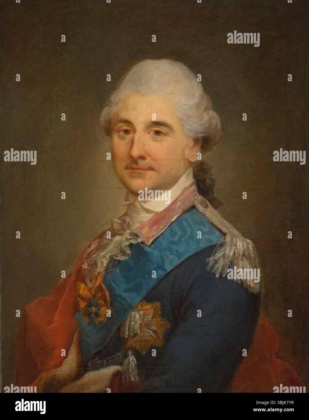 Oil painting by Marcello Bacciarelli, circa 1780-1785, portraying King Stanisaw August dressed ...