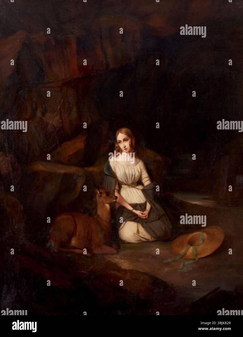 'Laurence Attendant Jocelyn' by Claudius Jacquand (1803–1878) depicts a ...