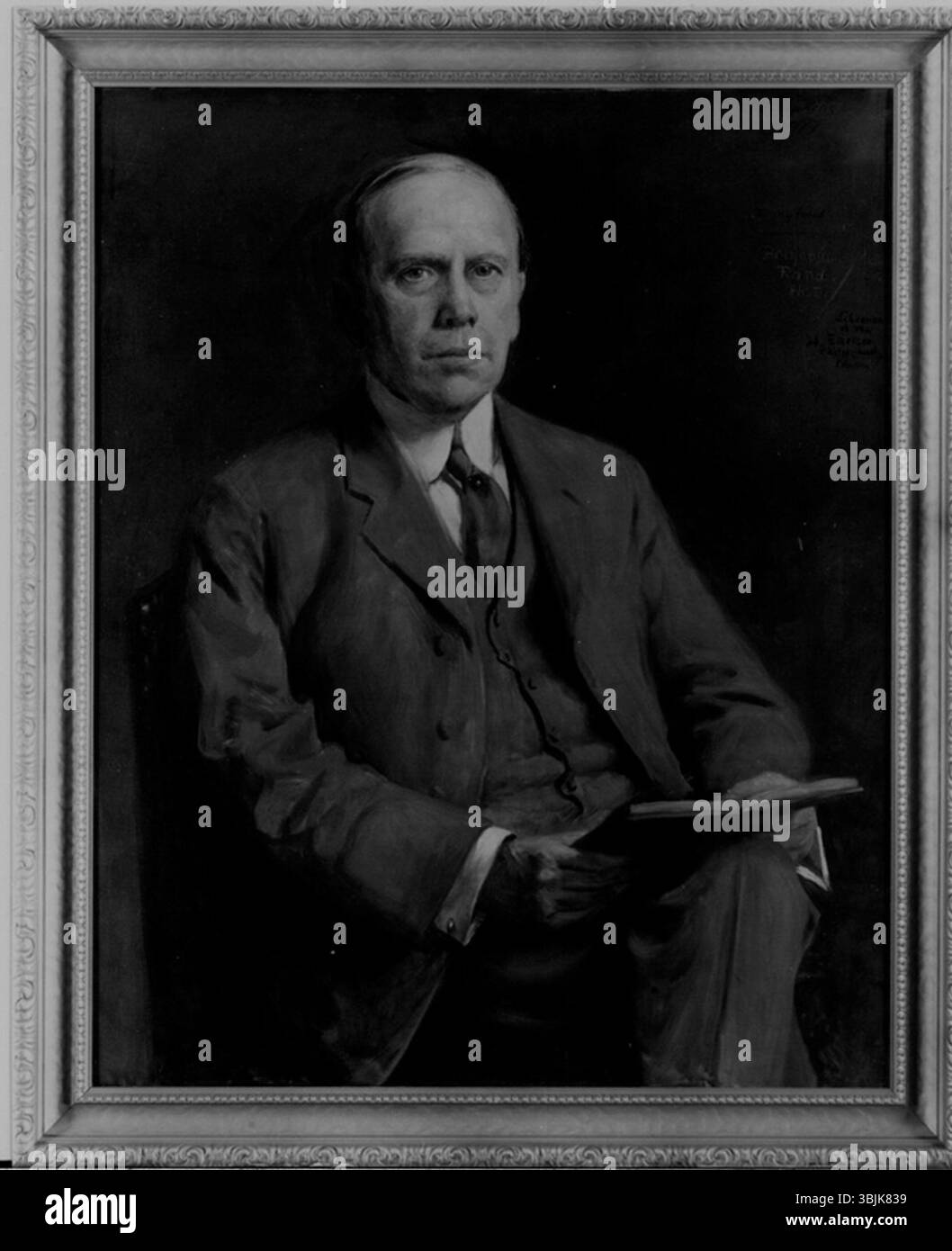 Frank Hector Tompkins' portrait of Benjamin Rand (1917) captures the ...