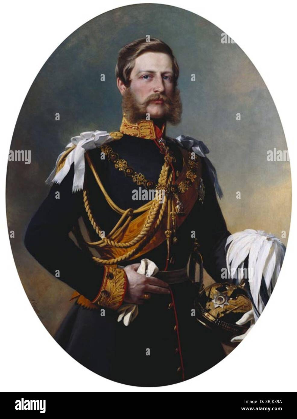 Albert Graefle’s 1863 oil on canvas painting portrays Frederick William ...