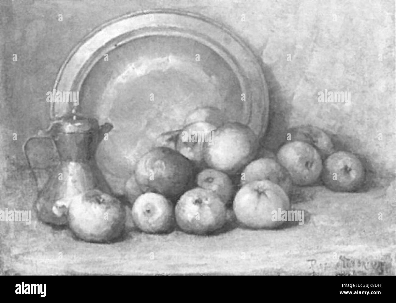 Piet Mondrian's 'Apples, Coffee Pot and Large Copper Pan' (1900) is a ...