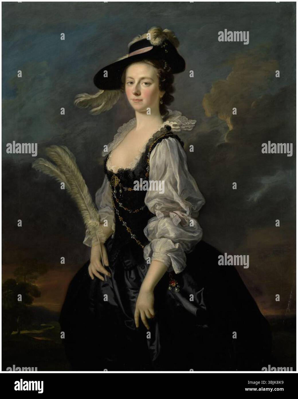 Allan Ramsay’s 1746 oil painting shows Jane Hale, Mrs. Madan, in a ...