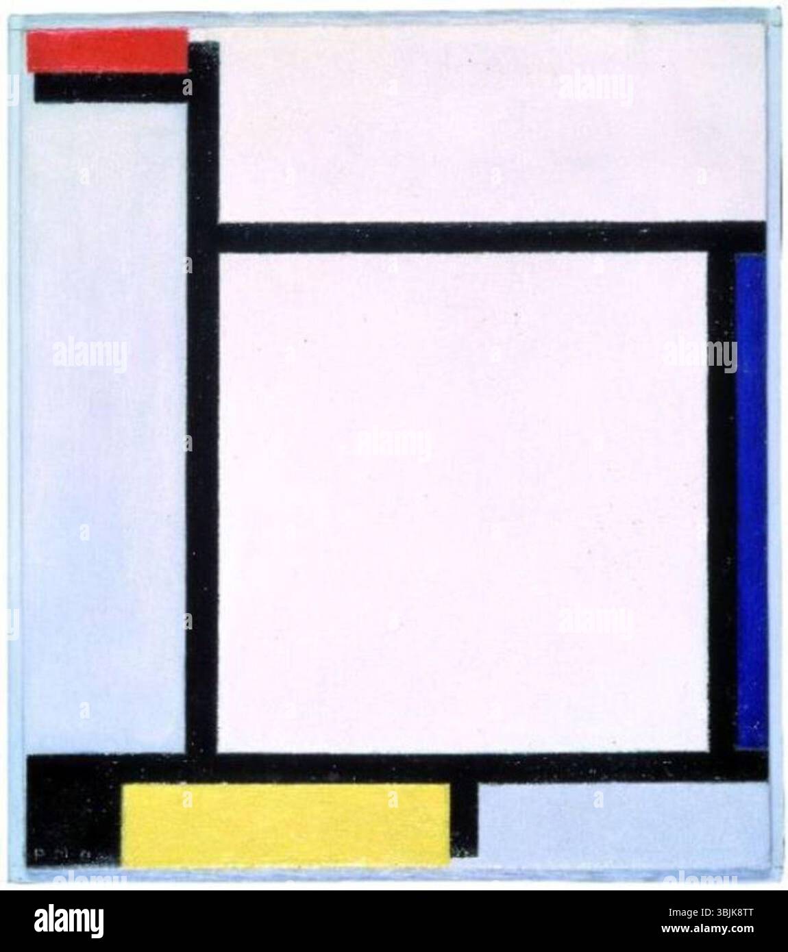 'Compositie met rood, blauw, zwart, geel en grijs' (Composition with Red, Blue, Black, Yellow ...