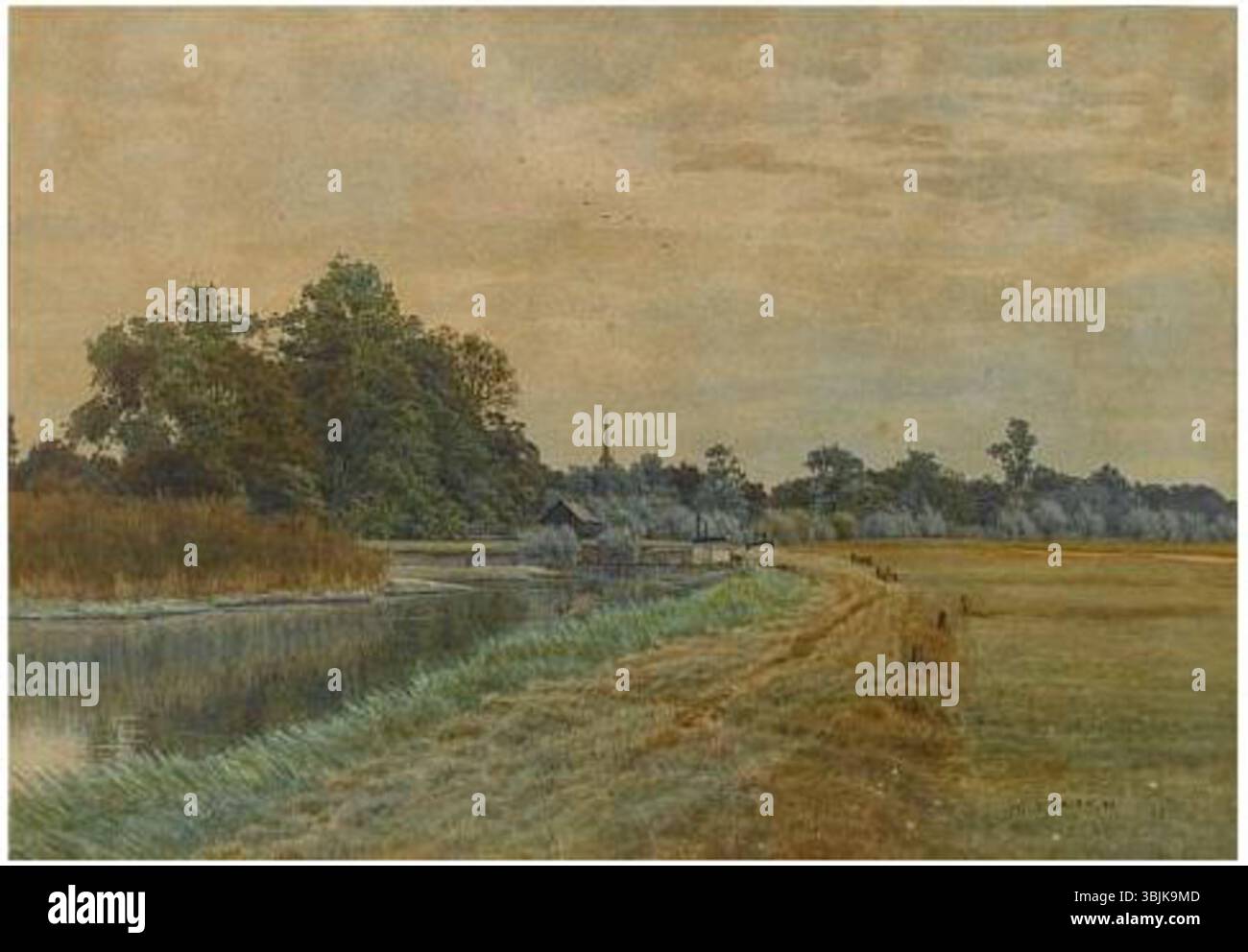 This watercolor painting from 1895 by William Fraser Garden (1856–1921 ...