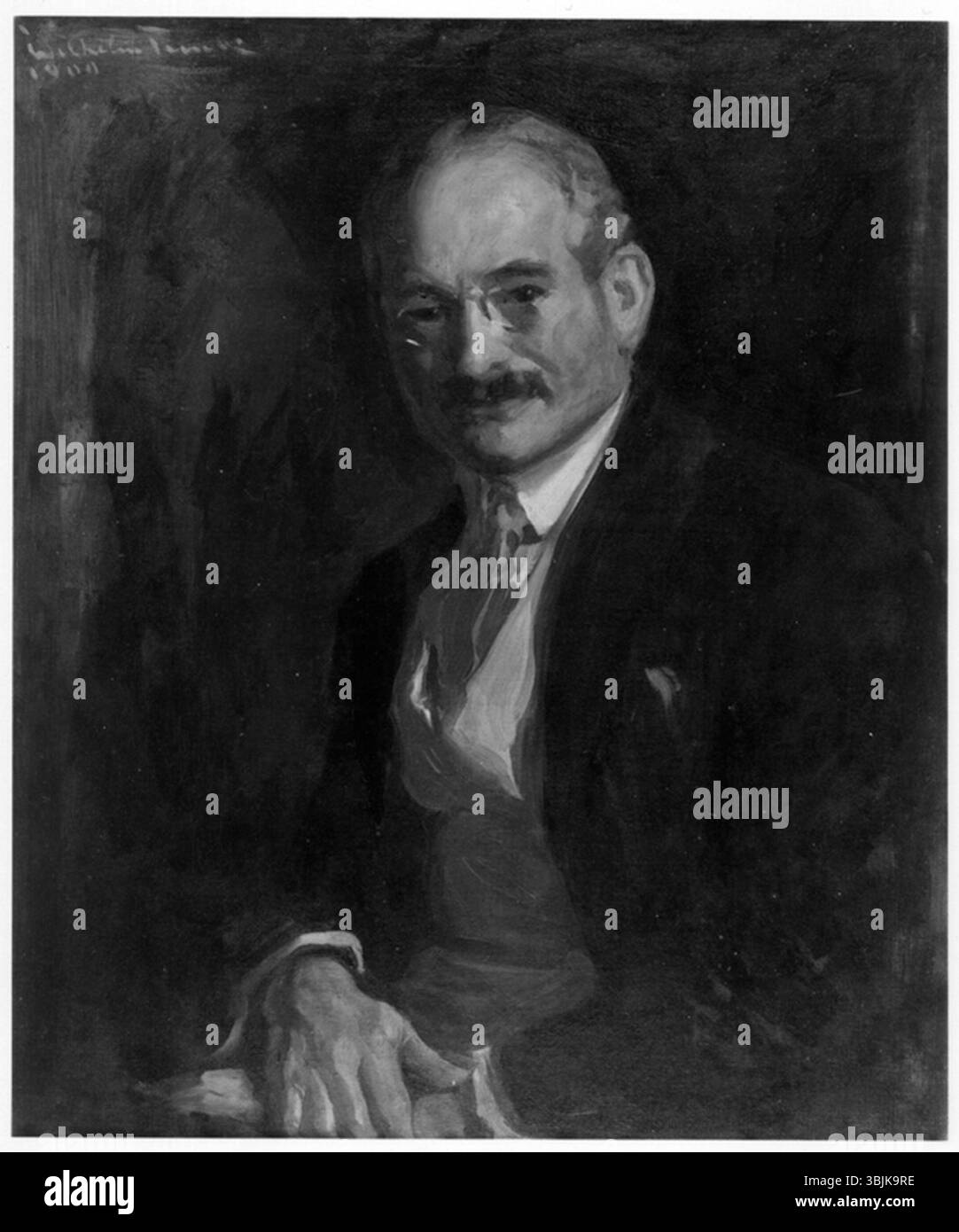 Wilhelm Heinrich Funk (1866–1949) painted the portrait of George ...