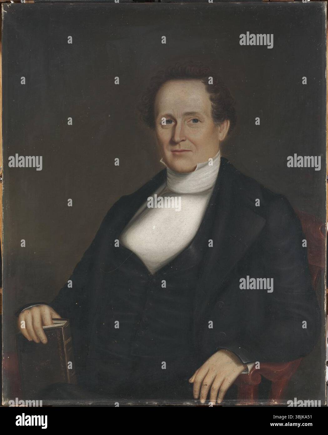 'The Reverend Calvin Hitchcock' by William Rimmer (1816–1879) is an oil ...