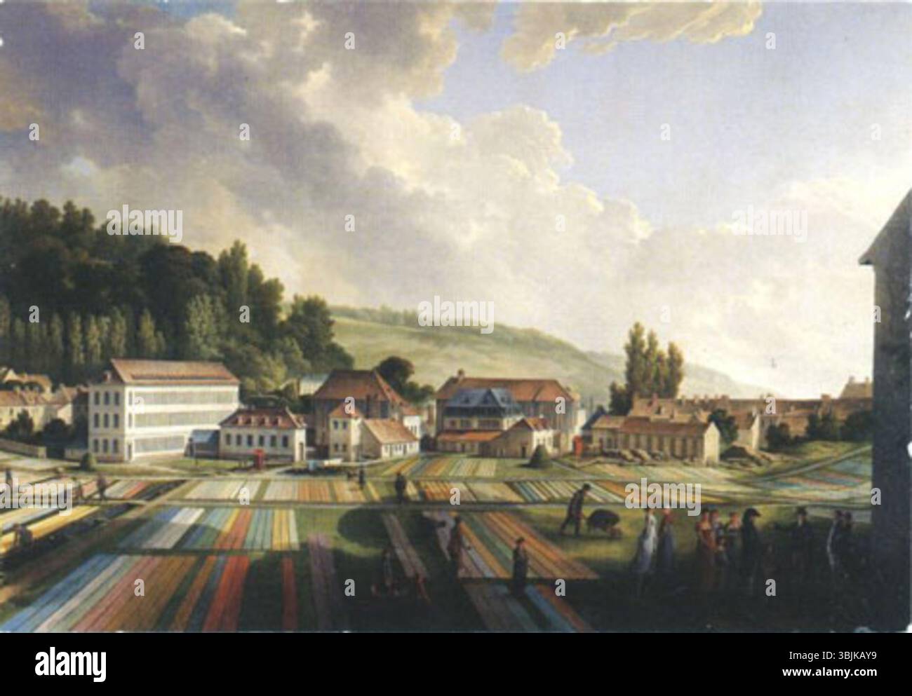 Jean-Baptiste Huet’s 1807 painting, often titled 'Manufacture ...