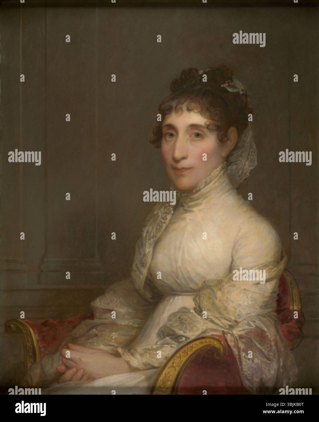 'Portrait of Elizabeth Bromfield Rogers' by Gilbert Stuart, painted in ...