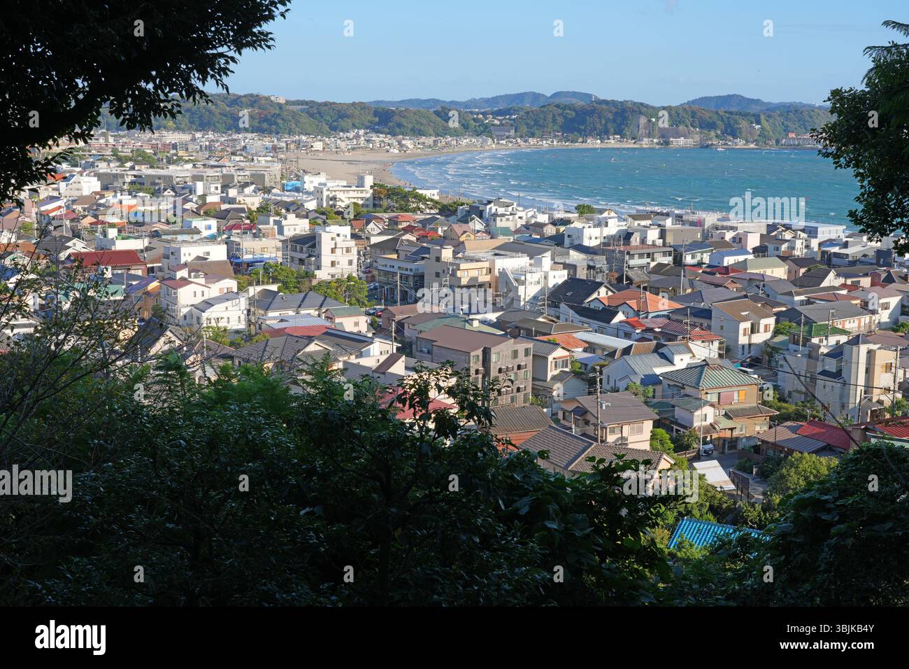 KAMAKURA, JAPAN -4 NOV 2024- Landscape view of the city of Kamakura ...