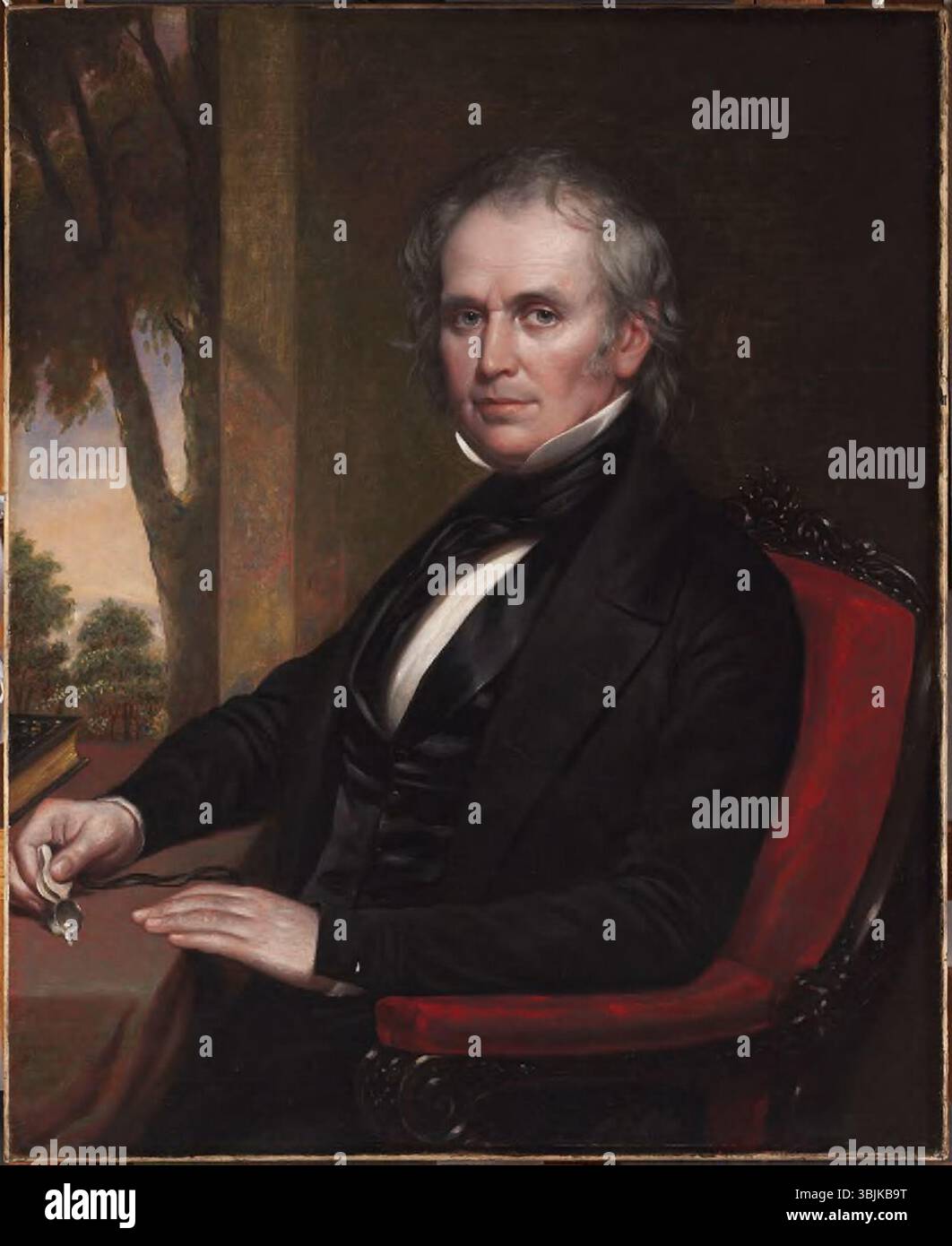 This 1849 oil painting by Cephas Giovanni Thompson portrays William ...