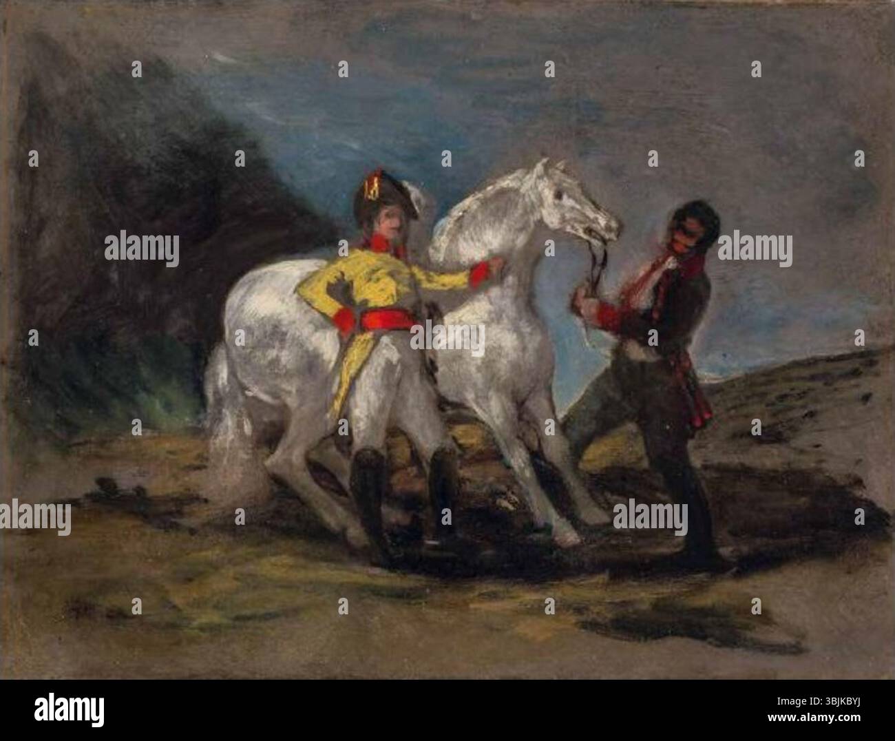 Francisco Goya’s *Oficial de los Dragones del Rey* depicts a royal ...