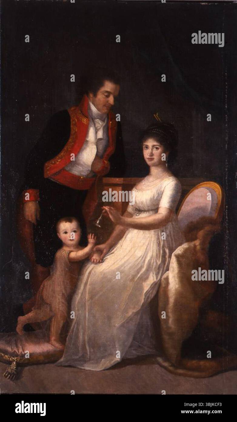 Agustín Esteve’s 'Villafranca Family' (circa 1800) depicts a portrait ...