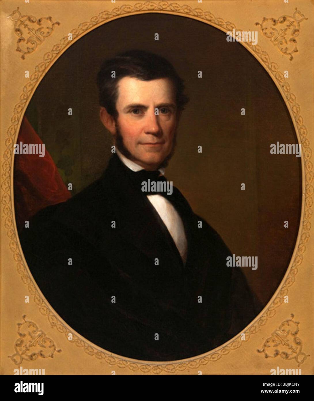 Oil portrait of William C. Hasbrouck by Asher B. Durand, featuring the ...