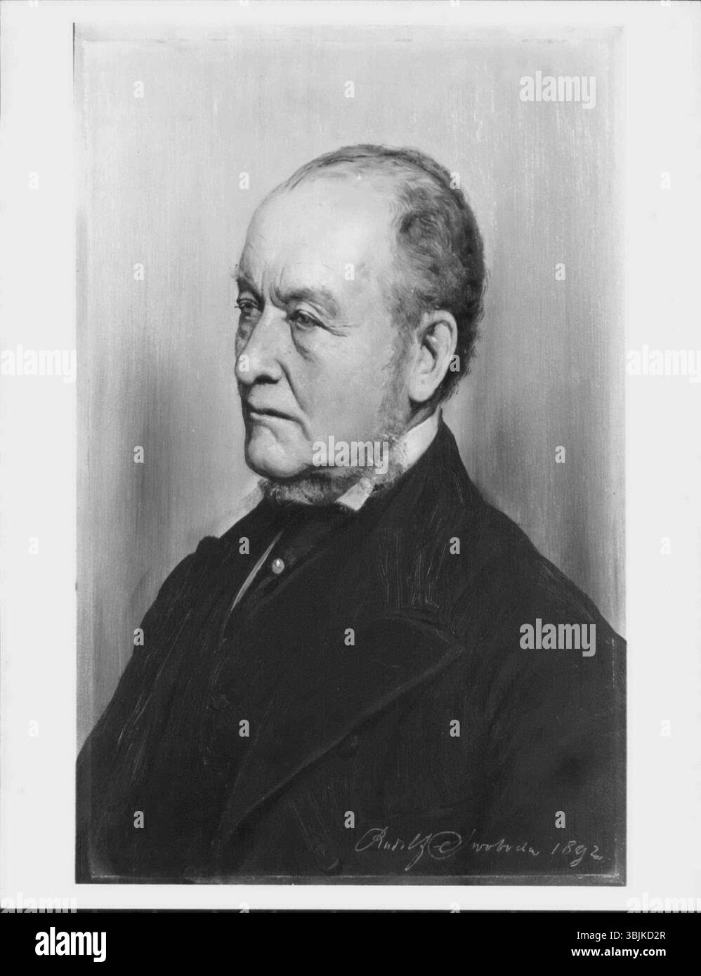 Rudolf Swoboda’s 1892 portrait of Gathorne Gathorne-Hardy, 1st Earl of ...