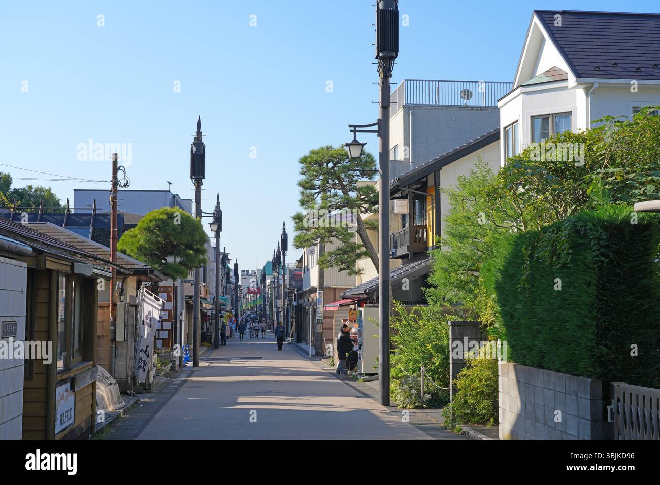 KAMAKURA, JAPAN -4 NOV 2024- View of Komachi Dori Street, a landmark ...