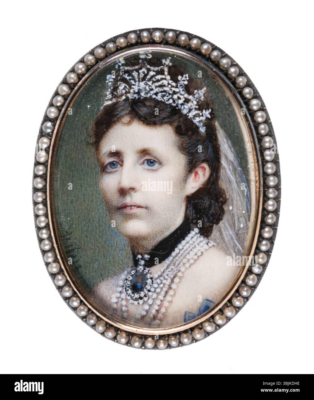Elise Arnberg’s portrait, painted between 1880 and 1884, depicts Sophia ...