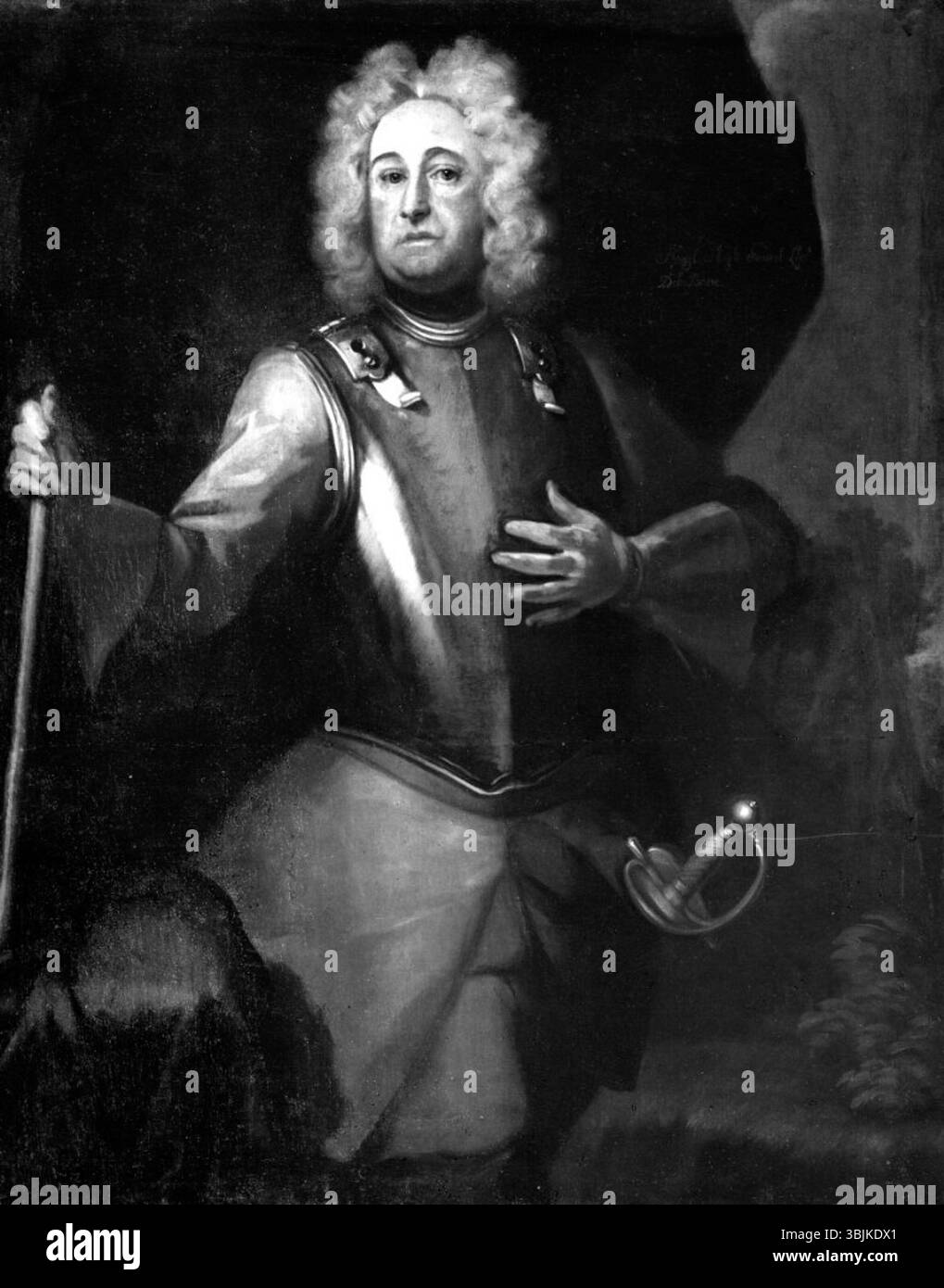 This oil painting by David von Krafft depicts Reinhold Johan de la ...