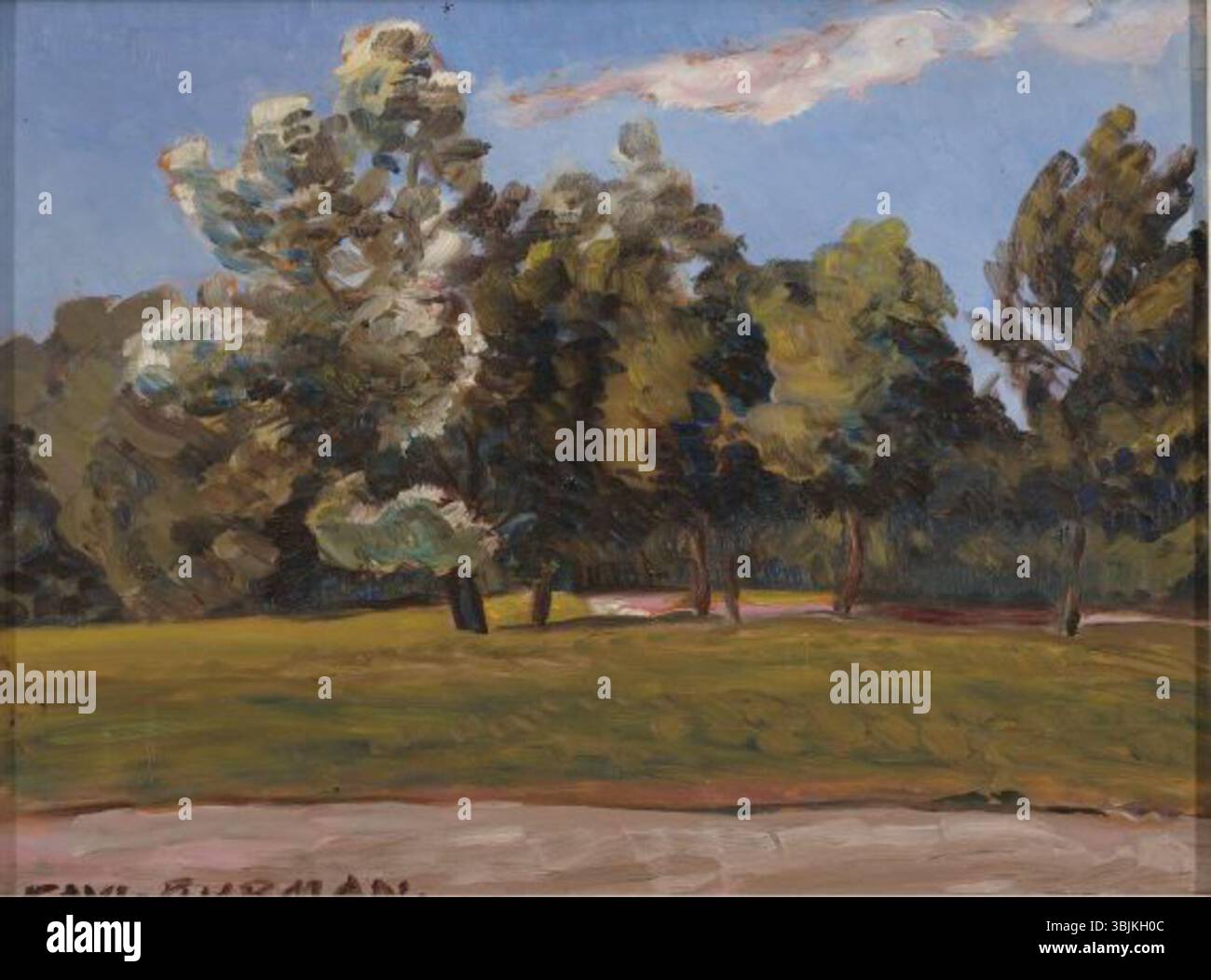 Paul Burman’s 'Pargimaastik' (Park Landscape) captures the beauty of ...