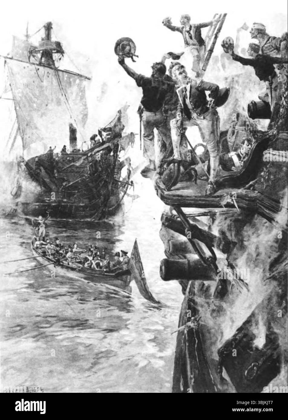 18th century royal navy frigate hi-res stock photography and images - Alamy