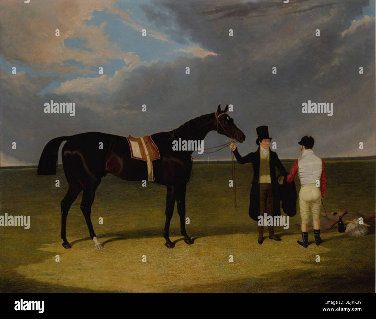 John Frederick Herring, Sr.'s 'Mr. Wagstaff's The Saddler with Jockey ...