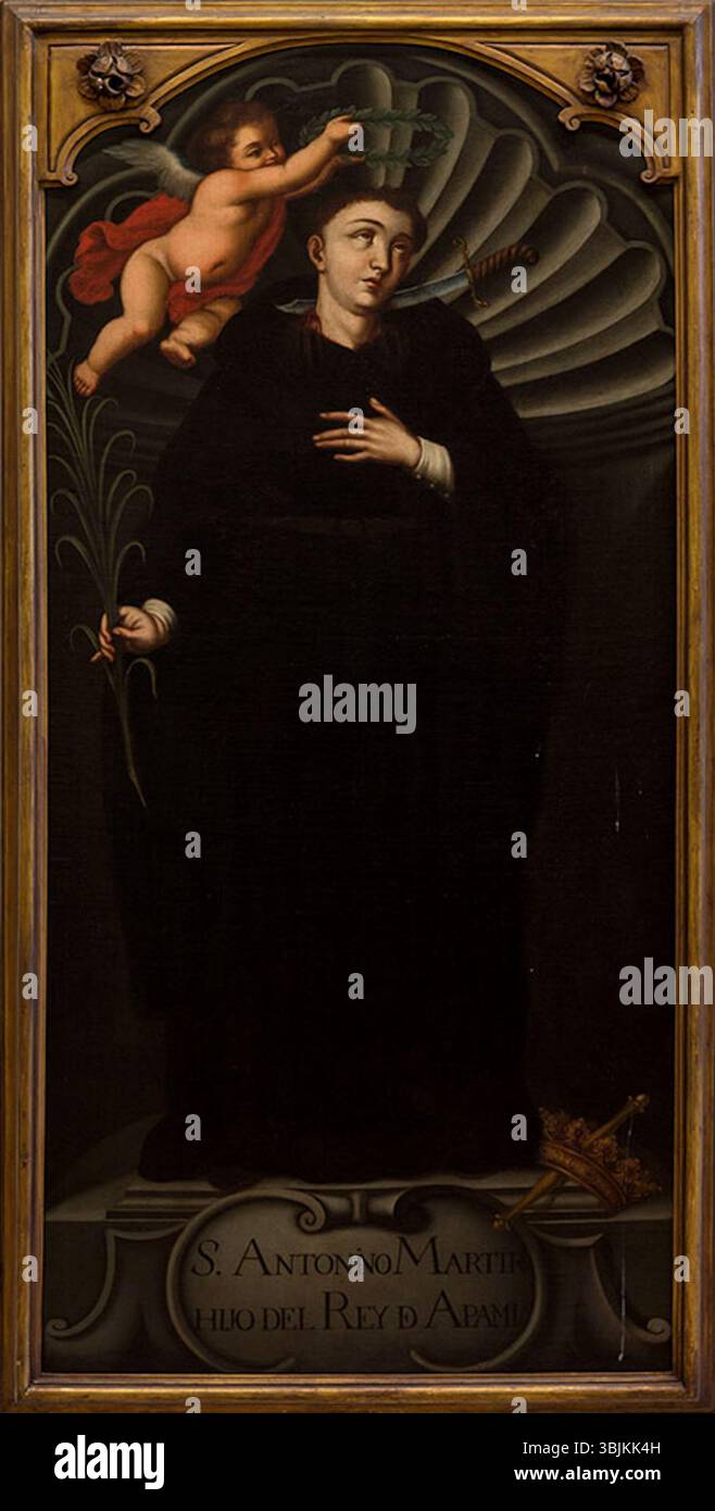 José Nicolás de Escalera’s oil painting 'San Antonino Mártir' from 1773 ...