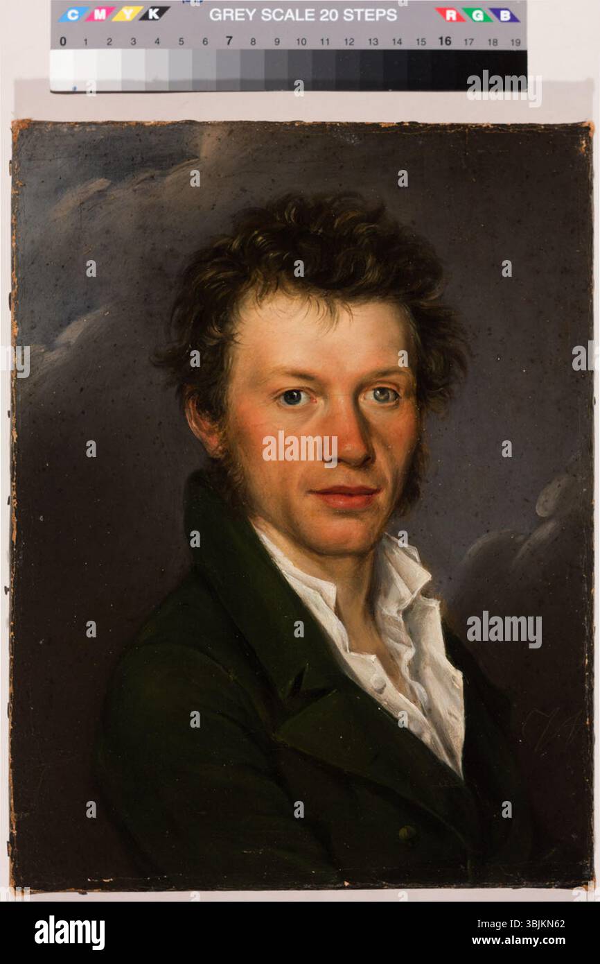 *Portrait of Artist August Hagen* by Karl August Senff (1770–1838) is ...