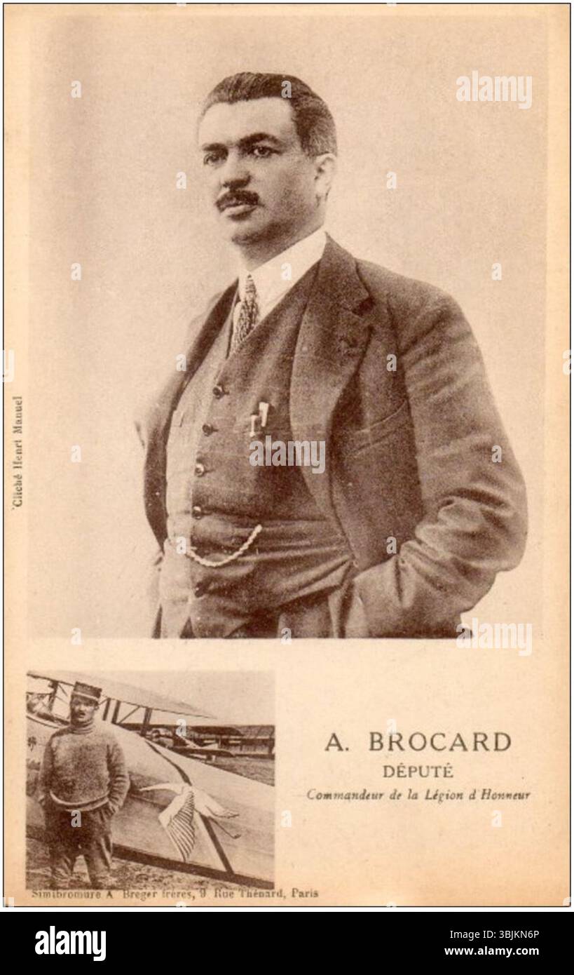 A photograph of Antonin Brocard by Henri Manuel, taken circa 1924 ...