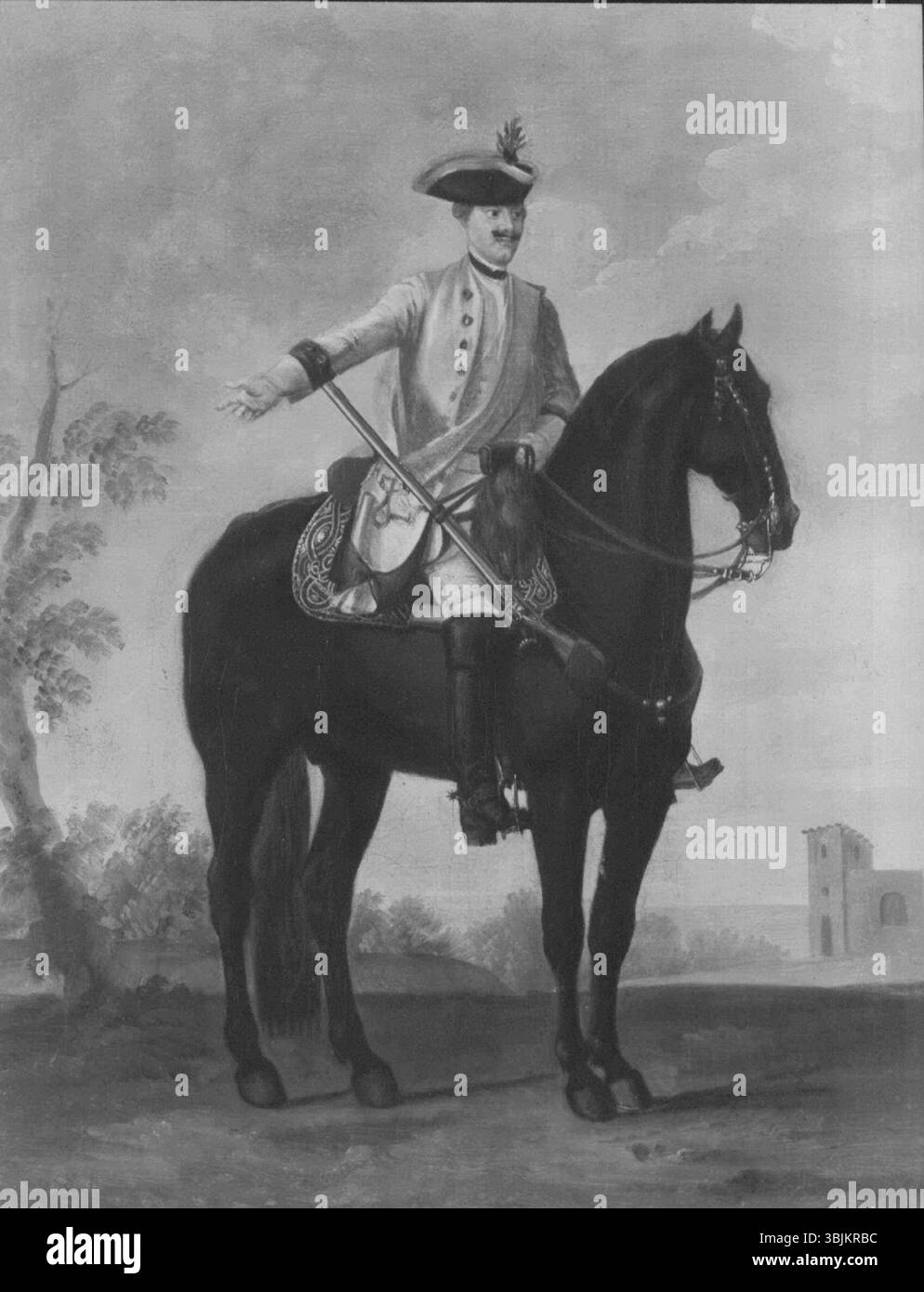 David Morier’s 'Private, Regiment of Horse 2B 'Hammerstein,'' painted ...