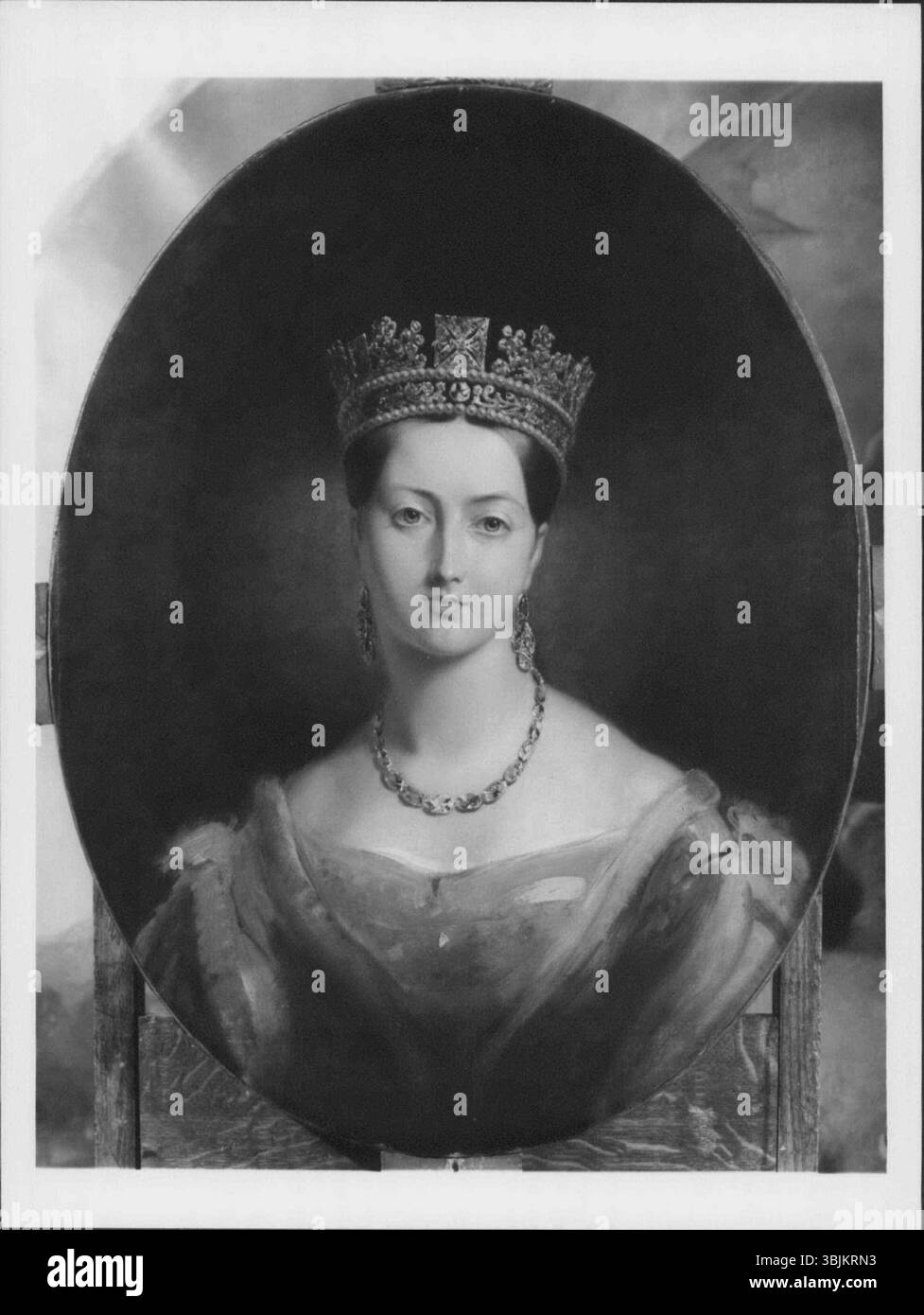 Sir George Hayter's *Portrait of Queen Victoria* (1837-1838) captures ...