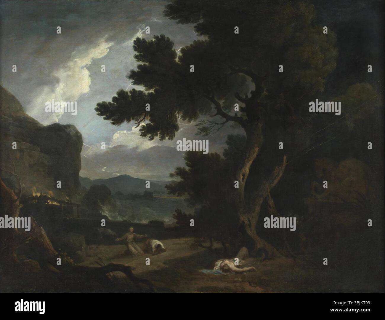 Richard Wilson’s 1768 painting 'The Destruction of Niobe’s Children ...