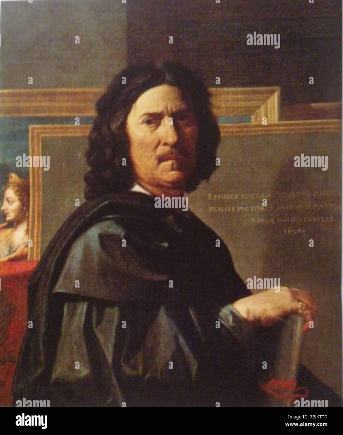 This 1650 portrait of Nicolas Poussin, painted by the artist himself ...