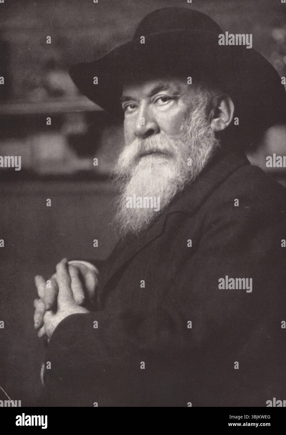 In this 1912 photograph by Marta Wolff, the German artist Paul ...