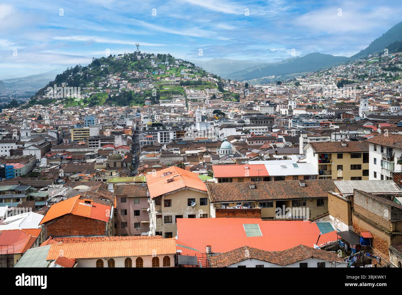 El Panecillo Hill, City of Quito, Ecuador Stock Photo - Alamy