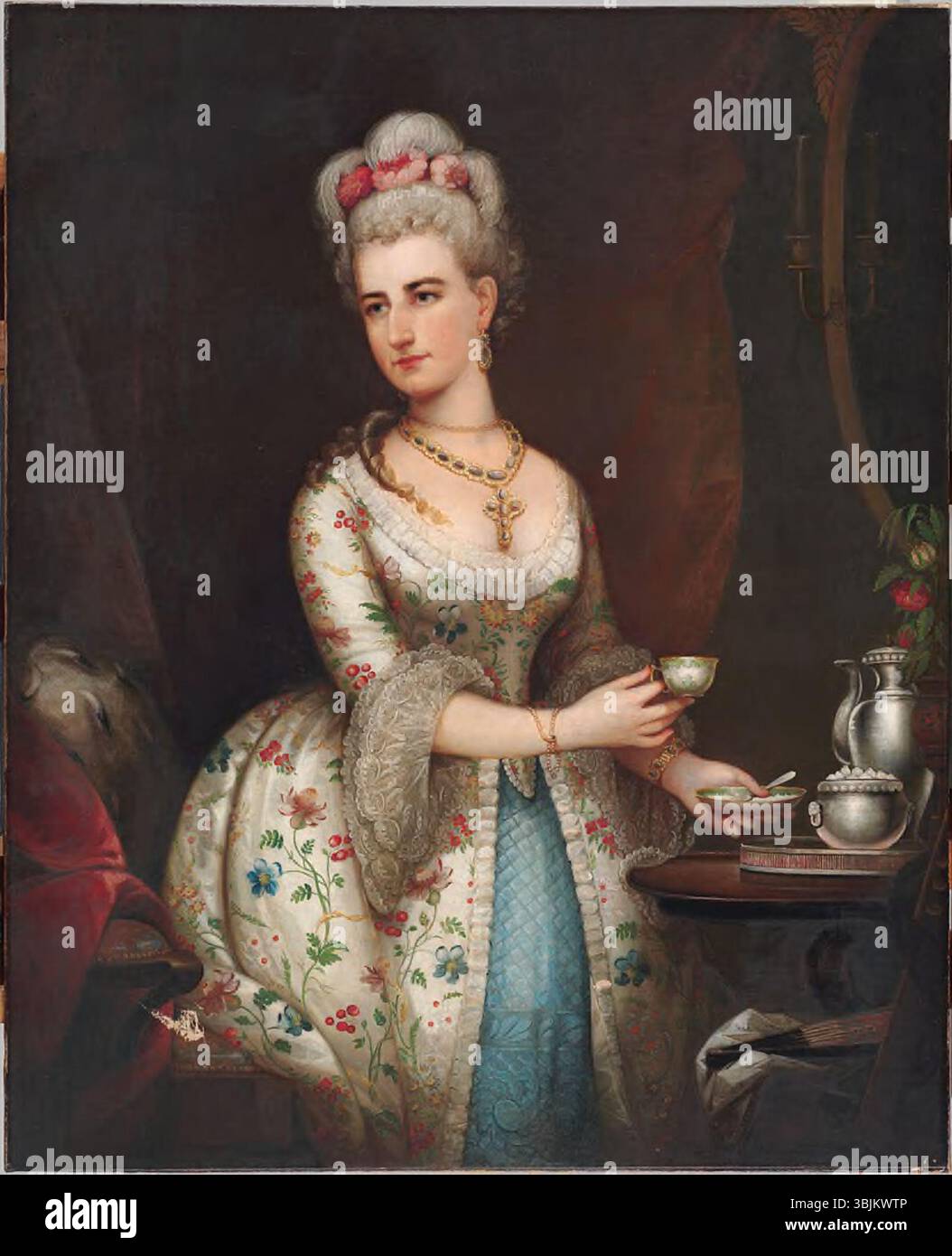 'Portrait of Florence Sparks Moore' by Jane Stuart, painted in 1865 ...