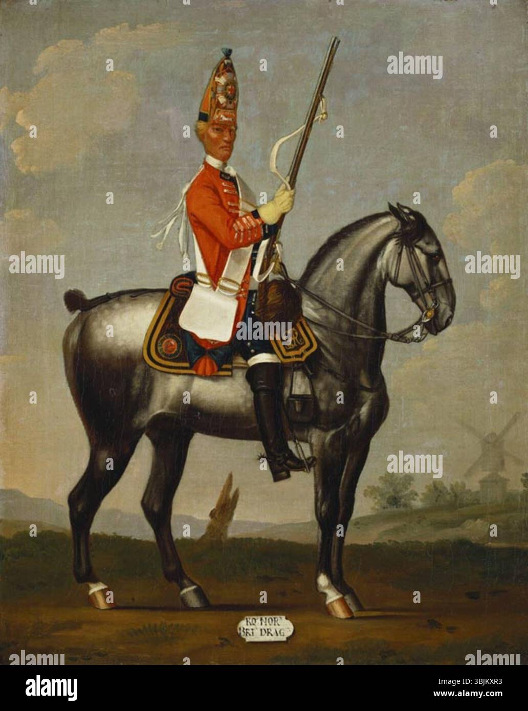 David Morier’s *Private, 2nd Royal North British Dragoons* (1751) is a ...