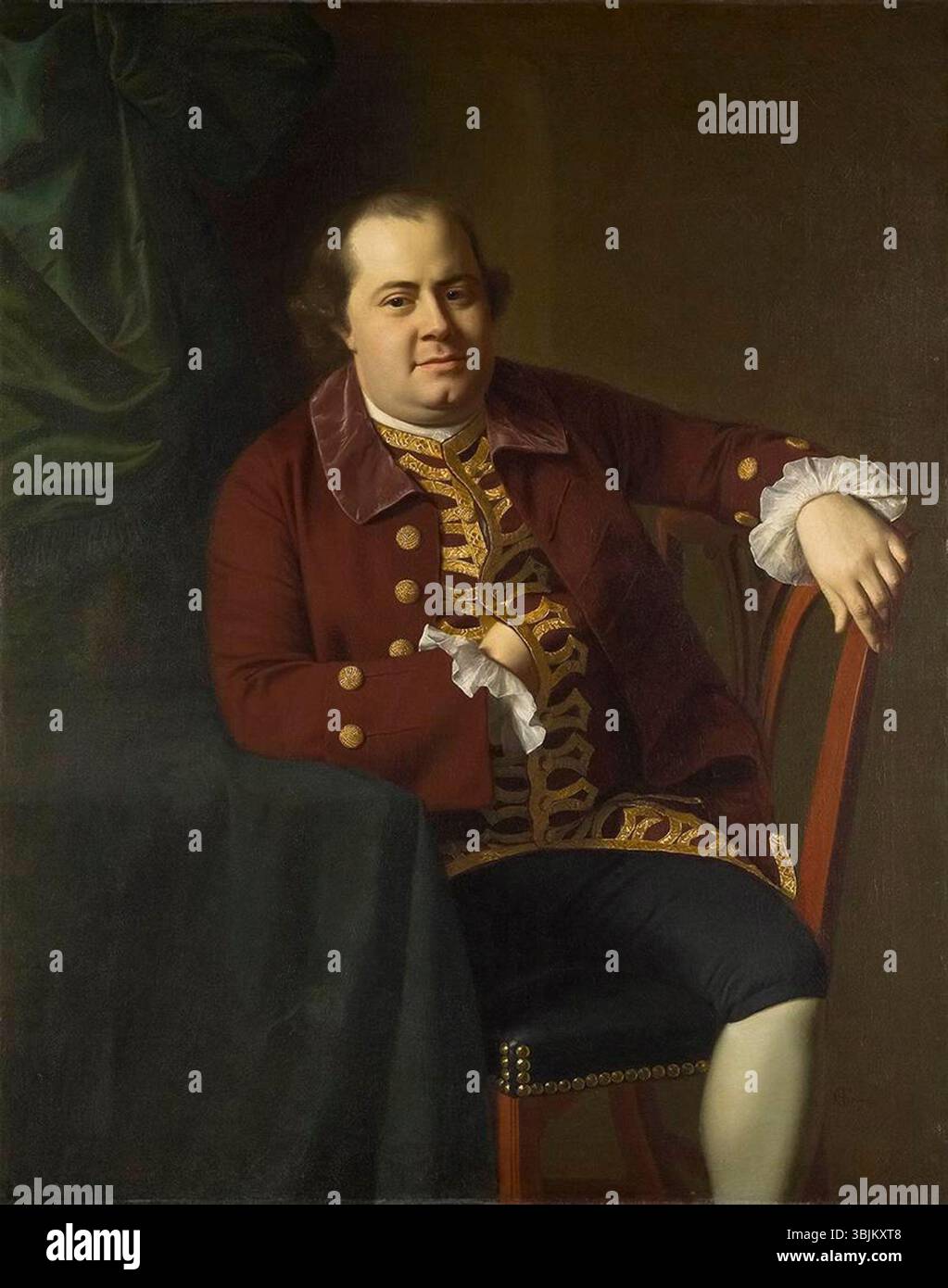 John Singleton Copley (1738–1815) painted 'Daniel Rogers' in 1767. This ...