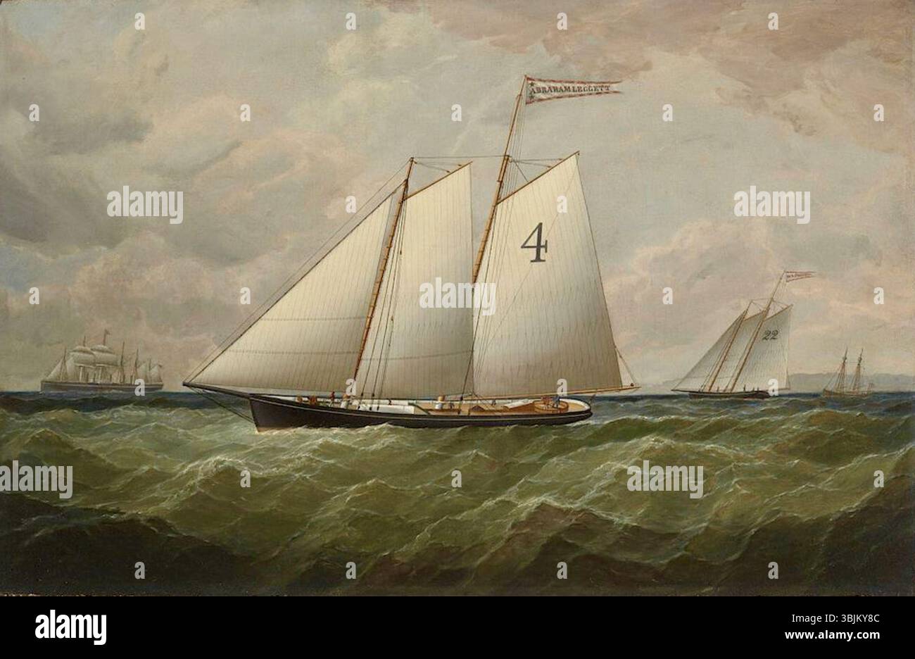 Abraham Leggett, No. 4 is an oil painting by Elisha Taylor Baker from circa 1880. The work ...