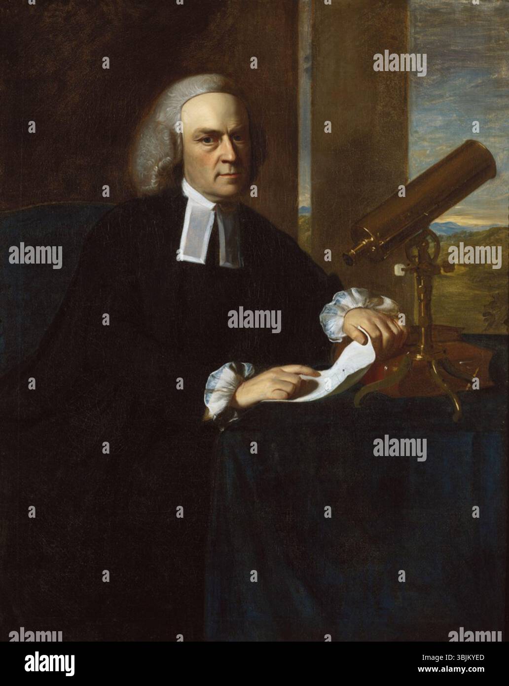 John Singleton Copley’s 1773 oil portrait of John Winthrop, the first ...