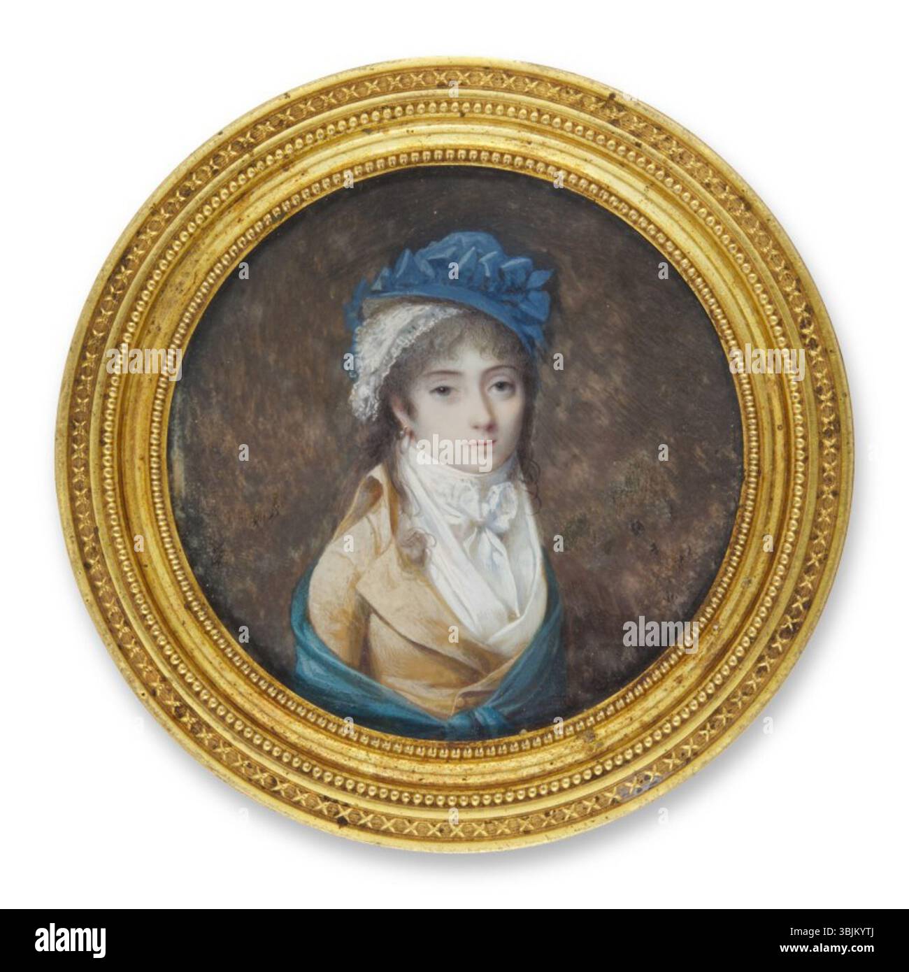 Jean-Baptiste Isabey’s circa 1795 portrait of a lady is rendered in ...