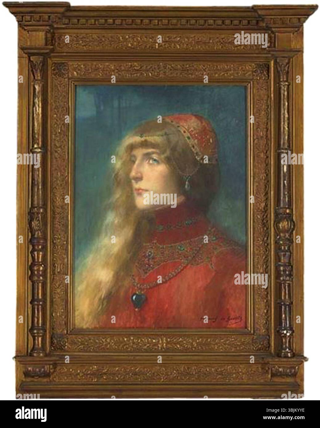 'Mystic Thoughts' by Lucien-Victor Guirand de Scévola (1871–1950) is an evocative piece that ...