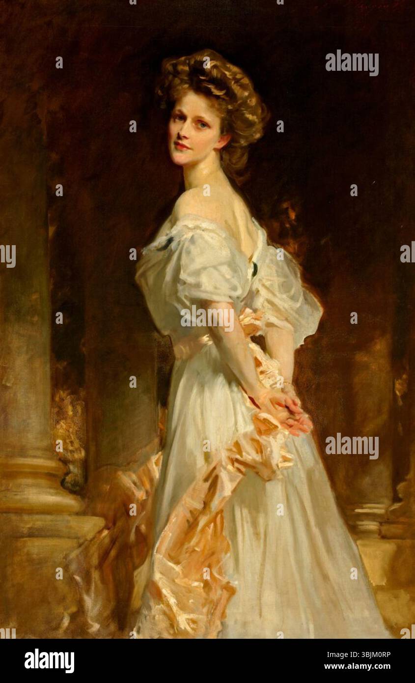 This 1908 portrait by John Singer Sargent depicts Nancy Langhorne Astor ...